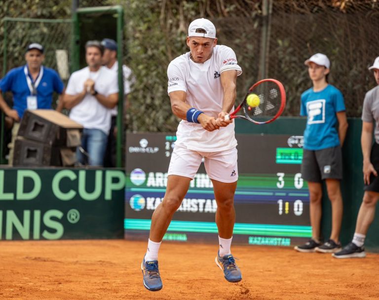Copa Davis: Sebastián Báez ganó el quinto punto ante Kazajistán y ...