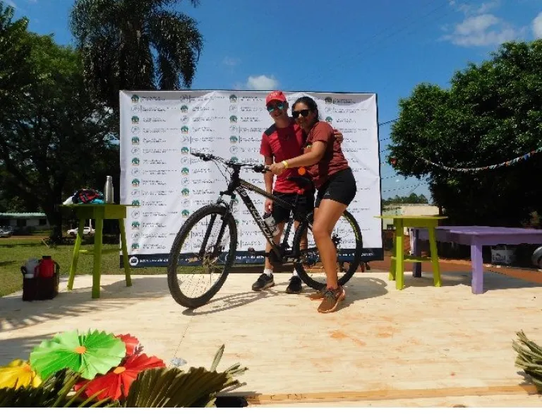 Puerto Esperanza: el bici-trail familiar fue un éxito | El Territorio