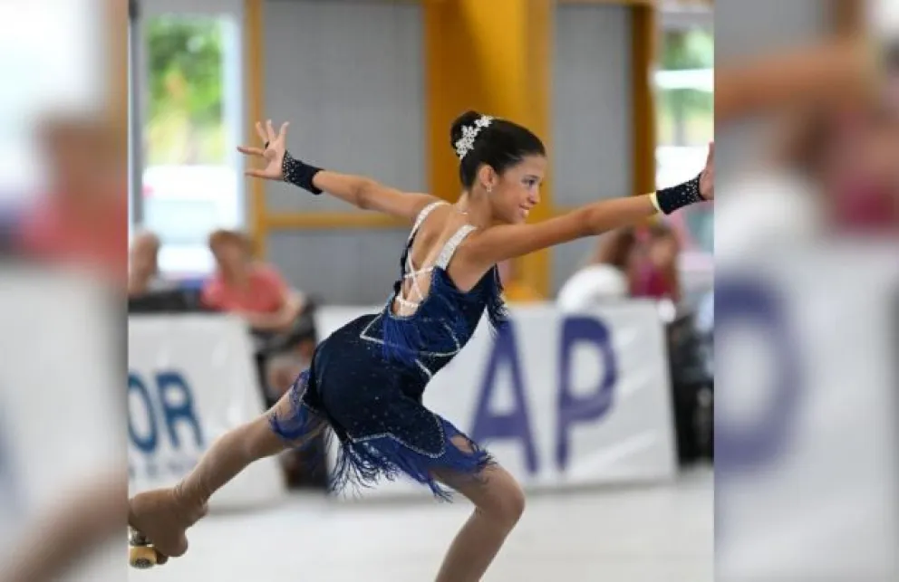Una misionera, subcampeona sudamericana en patín artístico | El Territorio