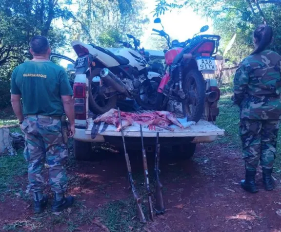 Sorprenden a un grupo de cazadores en plena zona de amortiguación del ...