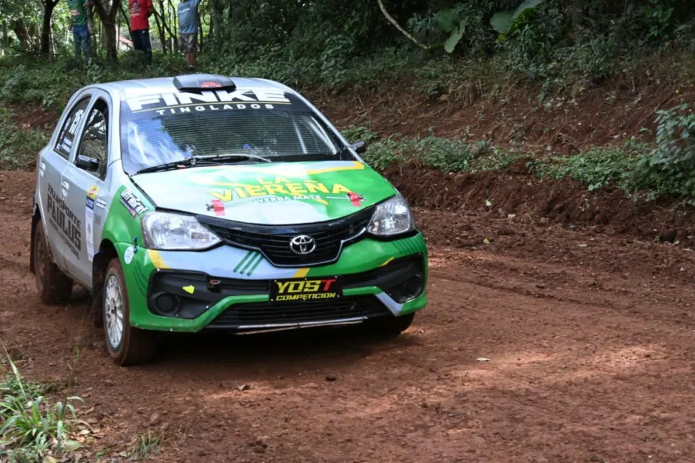 La dupla Maicon Paulus-Maximo Brunner viene ganando el rally ...