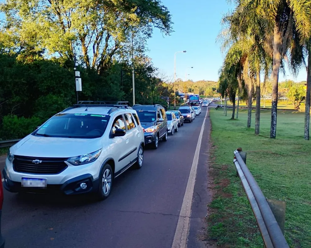 Iguazú: trabajadores del volante se manifestaron en el centro de ...