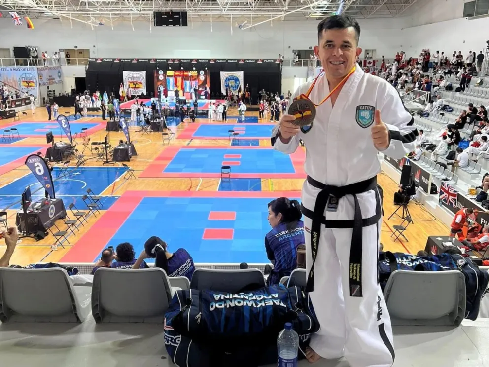 Darío Núñez se consagró campeón mundial de Taekwondo ITF | El Territorio