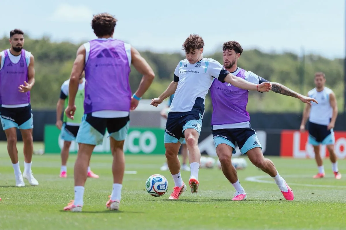 Argentina volvió a entrenarse tras el triunfo ante Austria: la ...